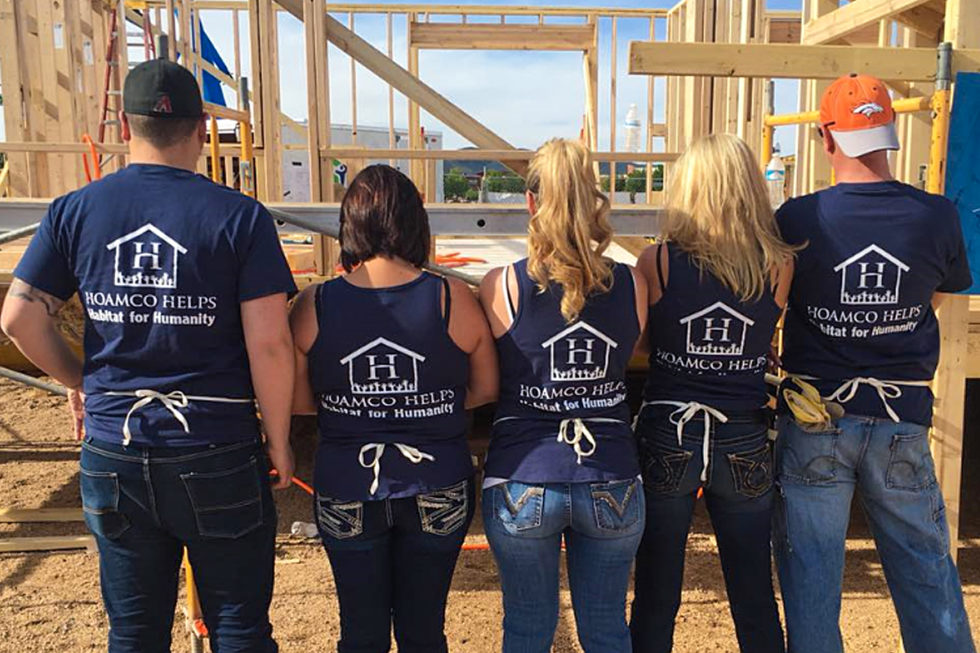 HOAMCO Employees Rally to Support Habitat for Humanity - Hoamco